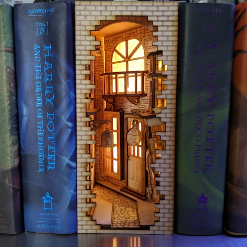 Wizard Alley Themed Book Nook - Etsy