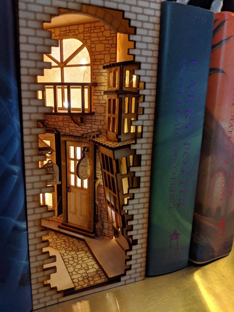 Wizard Alley Themed Book Nook | Etsy Canada