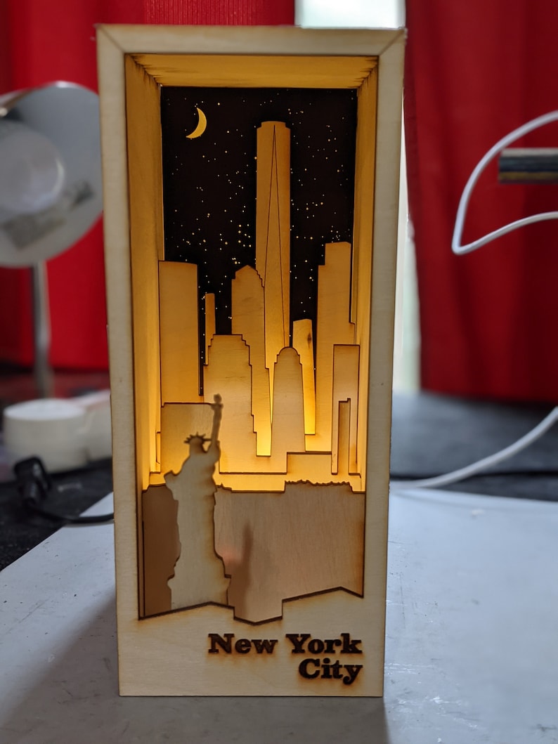 City Skyline Book Nooks Your Choice of City | Etsy