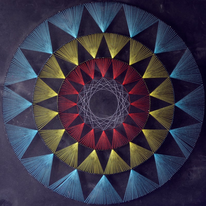 String Art Mandala - Etsy