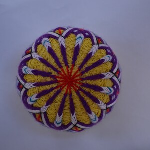 Temari-japanese Temari Ball, Handmade Japanese Craft Embroidery, Gift ...