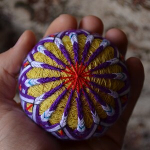 Temari-japanese Temari Ball, Handmade Japanese Craft Embroidery, Gift ...