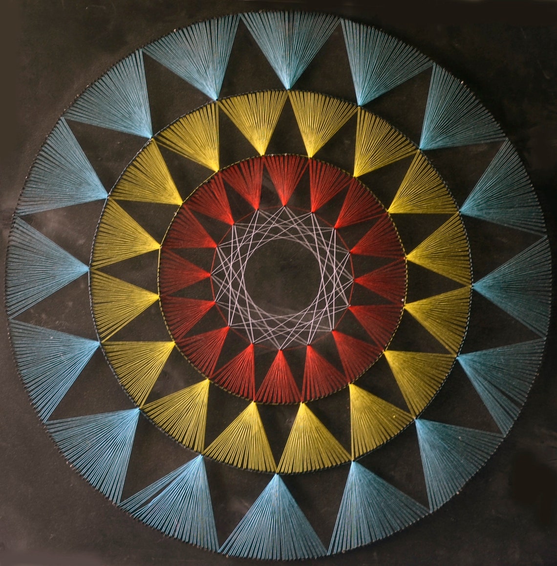 Mandala String Art, Home Decor,stringart,wall Art,handmade Gift,mandala ...