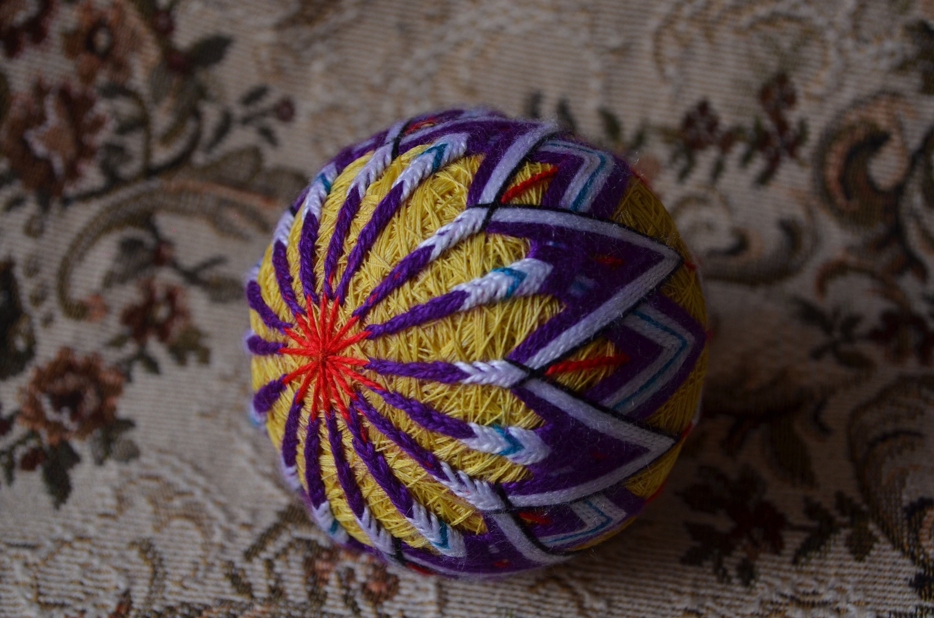 Temari-japanese Temari Ball, Handmade Japanese Craft Embroidery, Gift ...