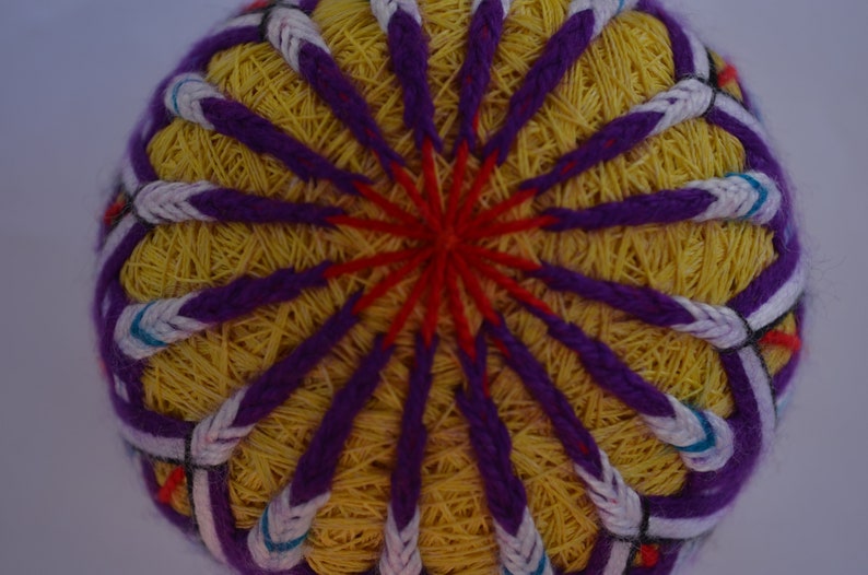 Temari-japanese Temari Ball, Handmade Japanese Craft Embroidery, Gift ...
