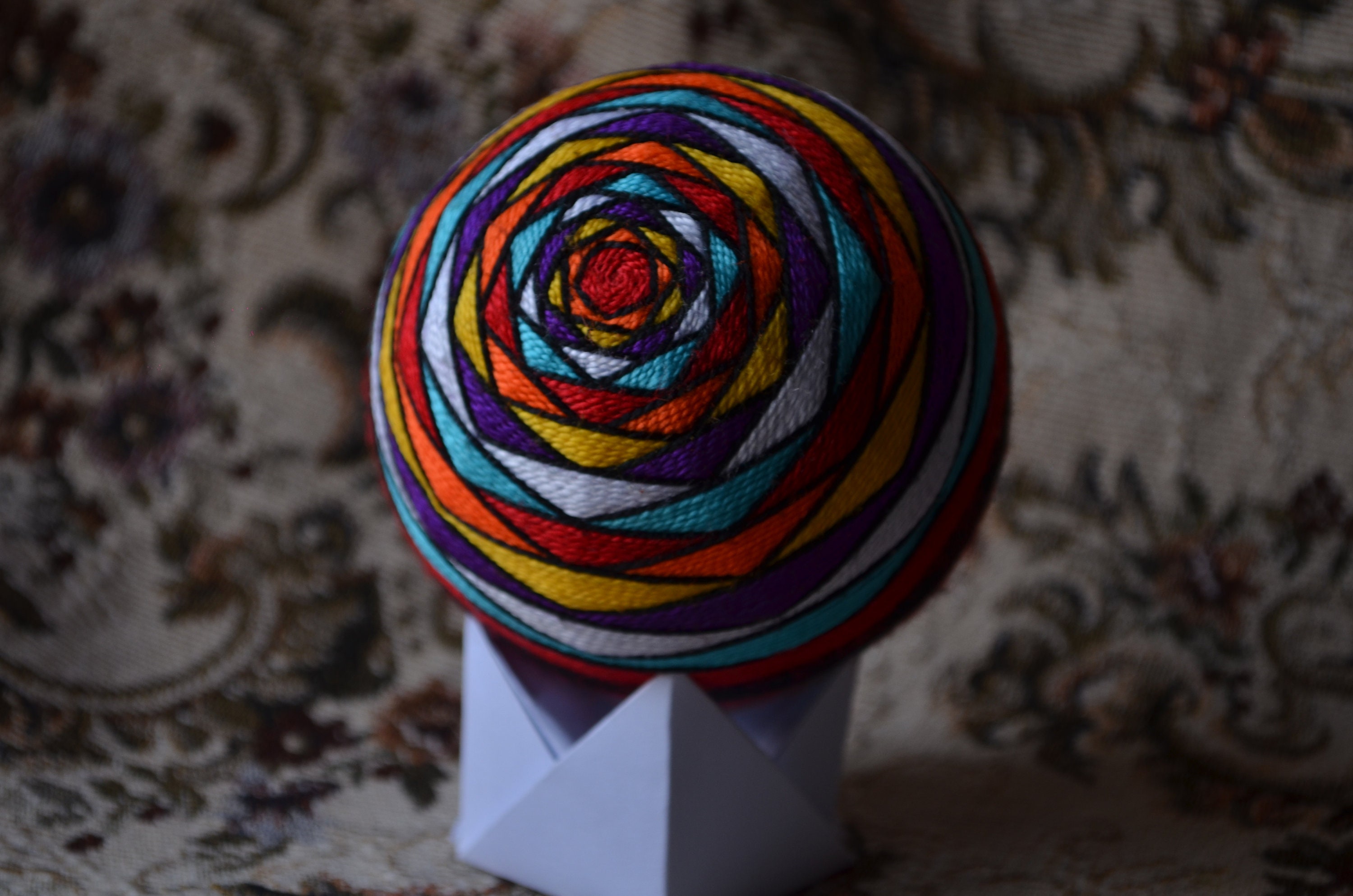 Temari-japanese Temari Ball, Handmade Japanese Craft Embroidery, Gift ...