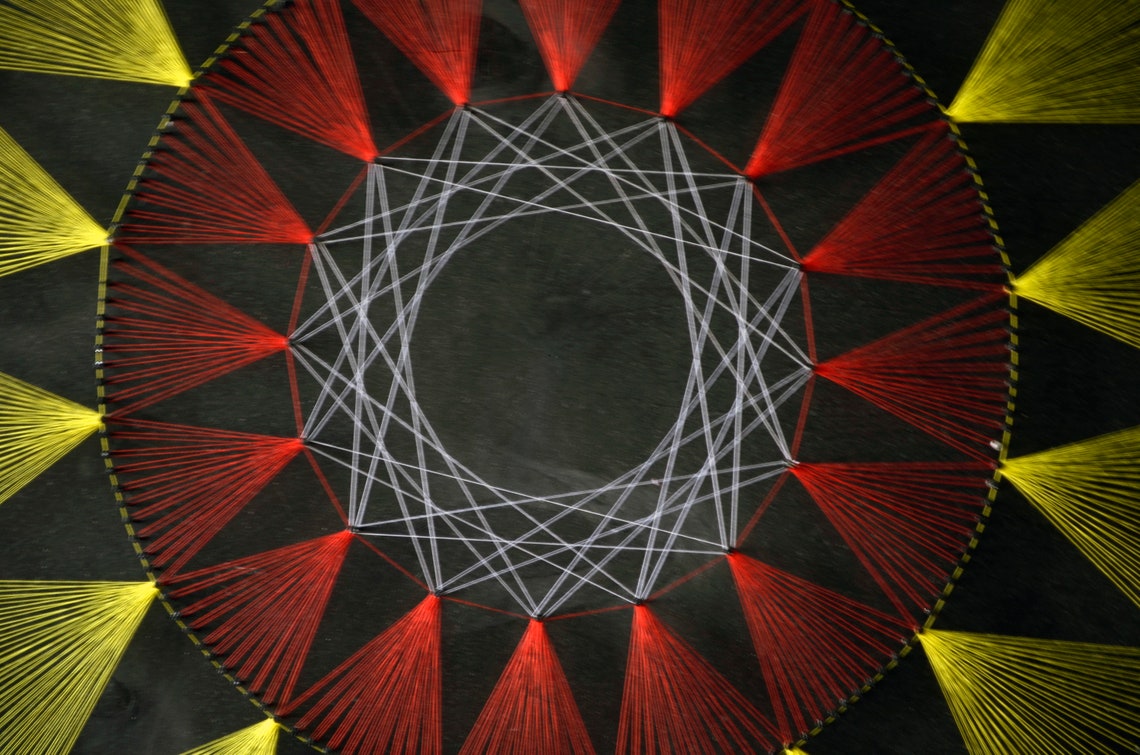 Mandala String Art, Home Decor,stringart,wall Art,handmade Gift,mandala ...