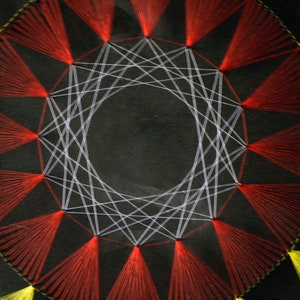 Mandala String Art, Home Decor,stringart,wall Art,handmade Gift,mandala ...