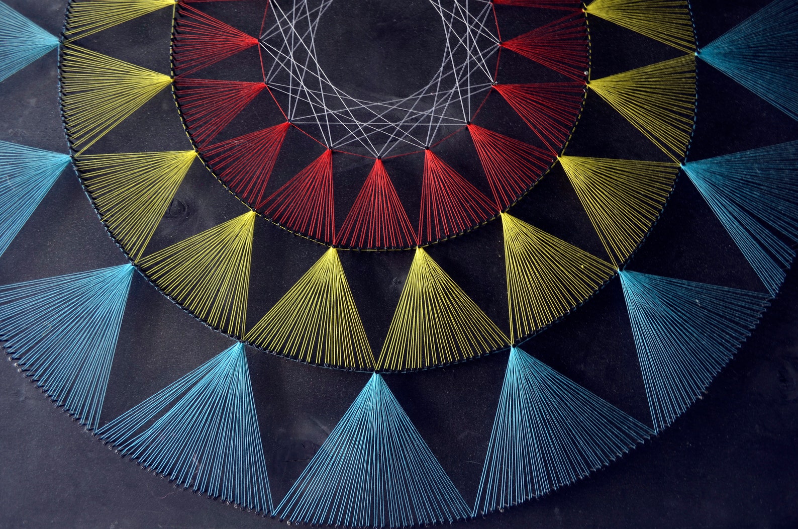 Mandala String Art, Home Decor,stringart,wall Art,handmade Gift,mandala ...