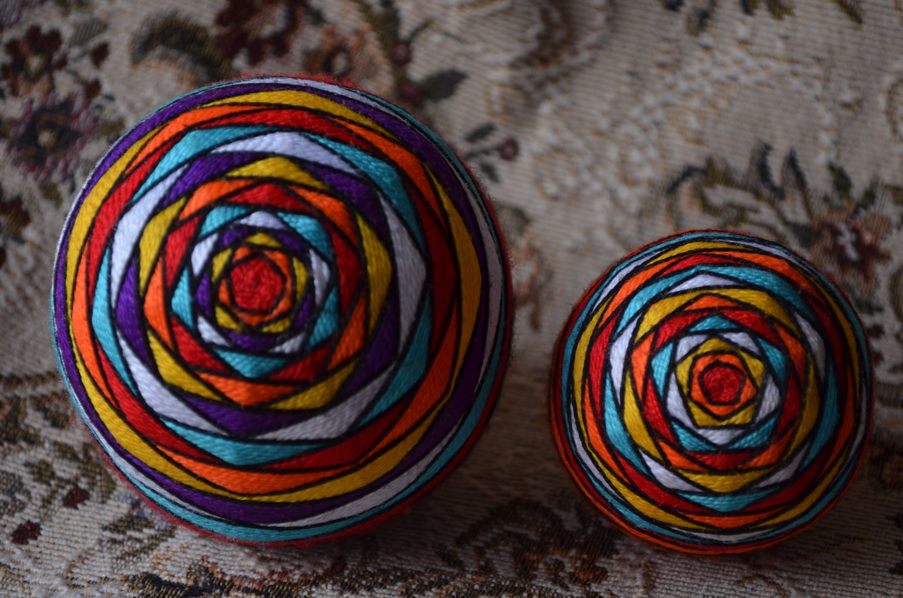 Temari-japanese Temari Ball, Handmade Japanese Craft Embroidery, Gift ...