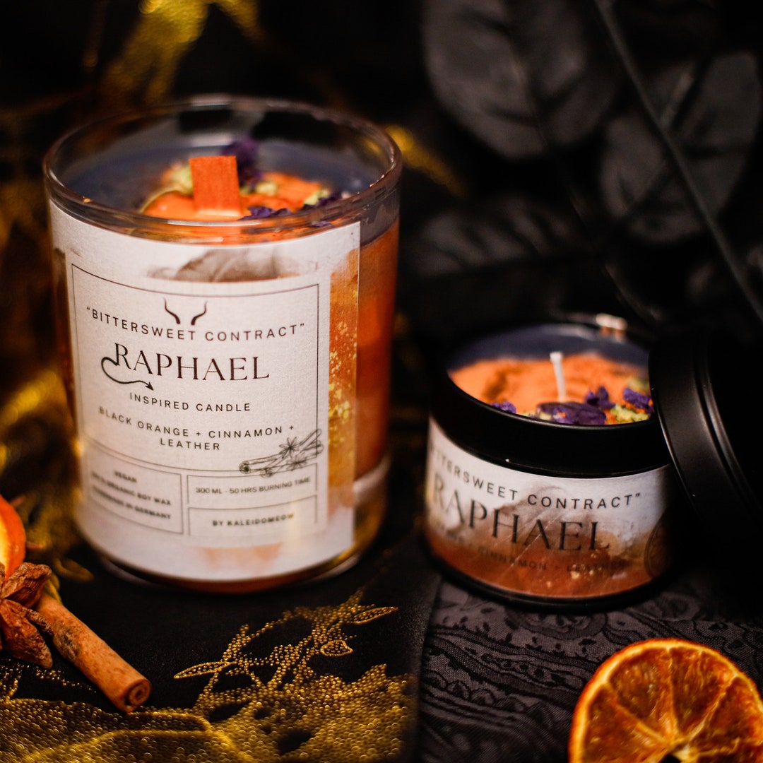 RAPHAEL Inspired Candle - 'bittersweet Contract' Baldur's Gate 3 ...