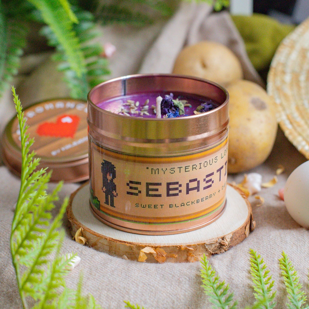 Sebastian Inspired Candle 'mysterious Loner' Stardew Valley Inspired ...