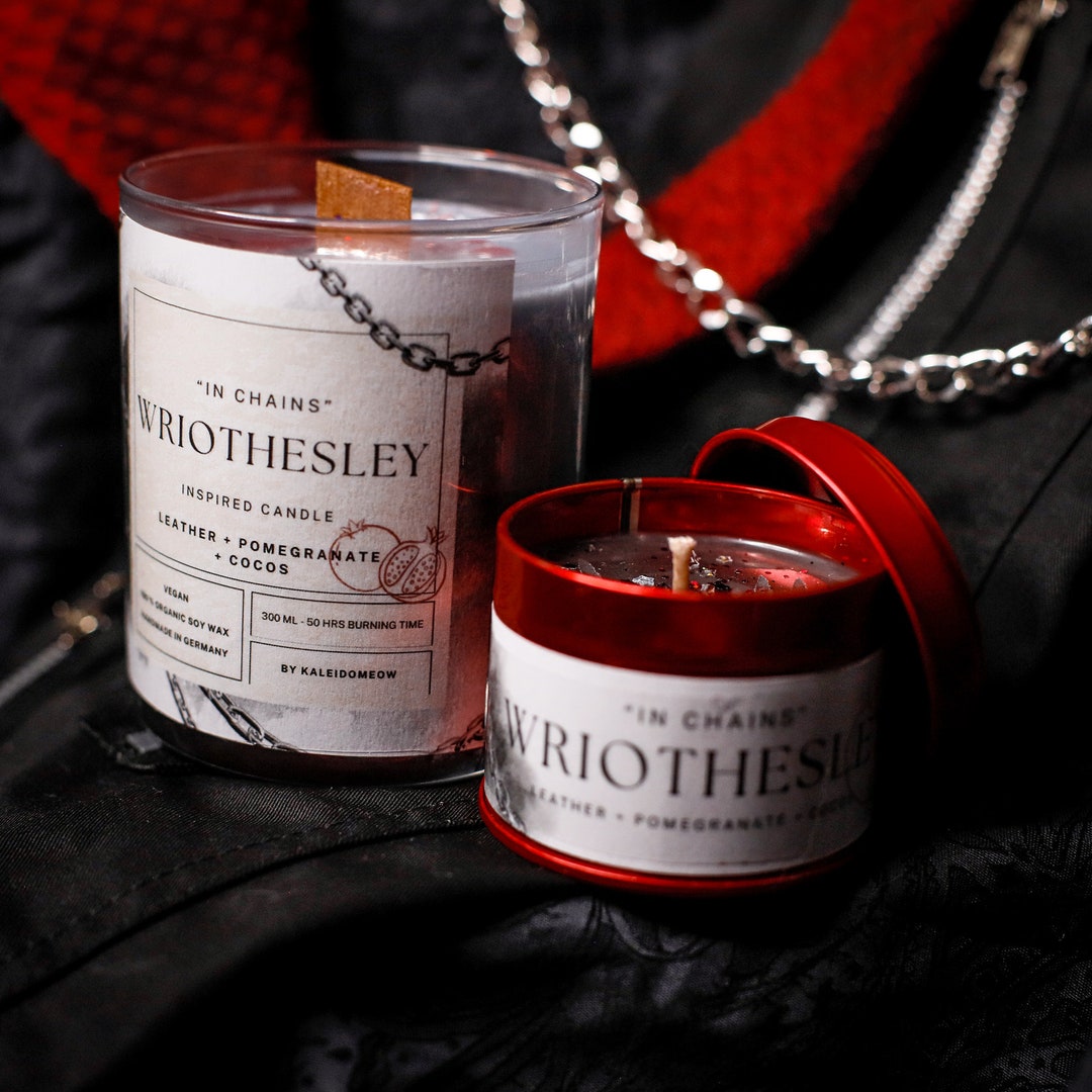 Wriothesley Inspired Candle - 'in Chains' Genshin Inspired Scented ...