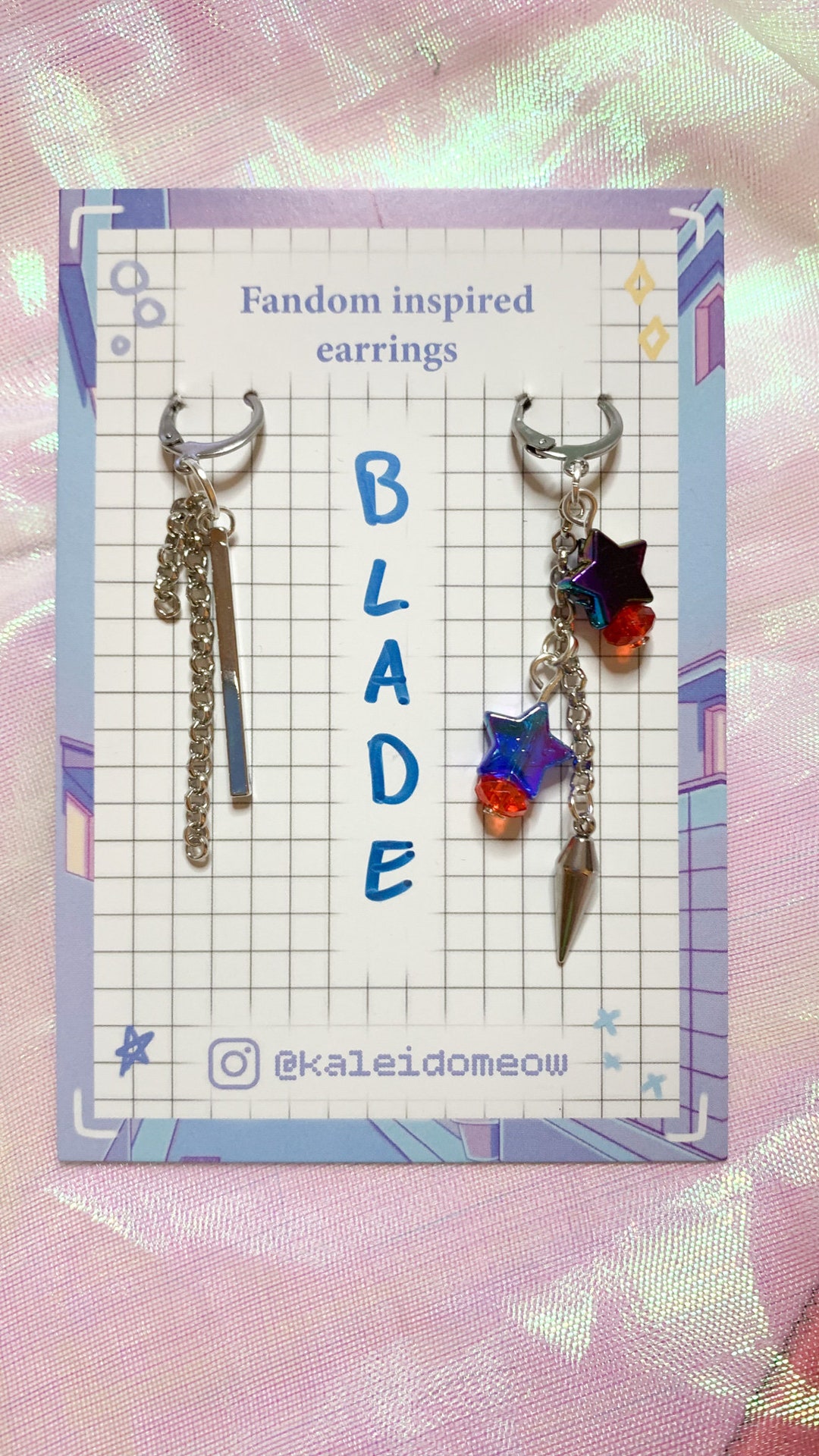 Blade Honkai Star Rail Inspired Earrings - Etsy