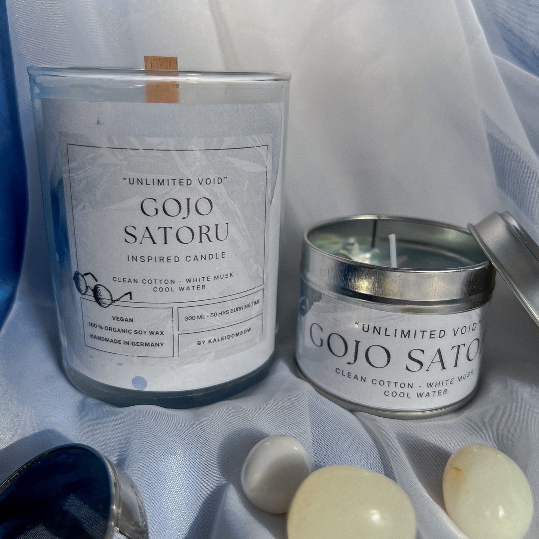 GOJO SATORU Inspired Candle - 'unlimited Void' Jujutsu Kaisen Inspired ...