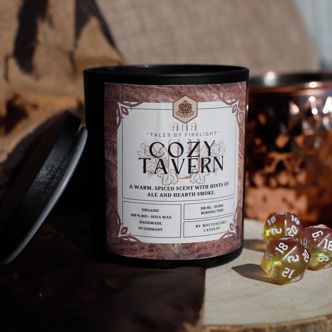Cozy Tavern Scented Soy Candle L Dnd Larp Inspired Candle Gift - Etsy