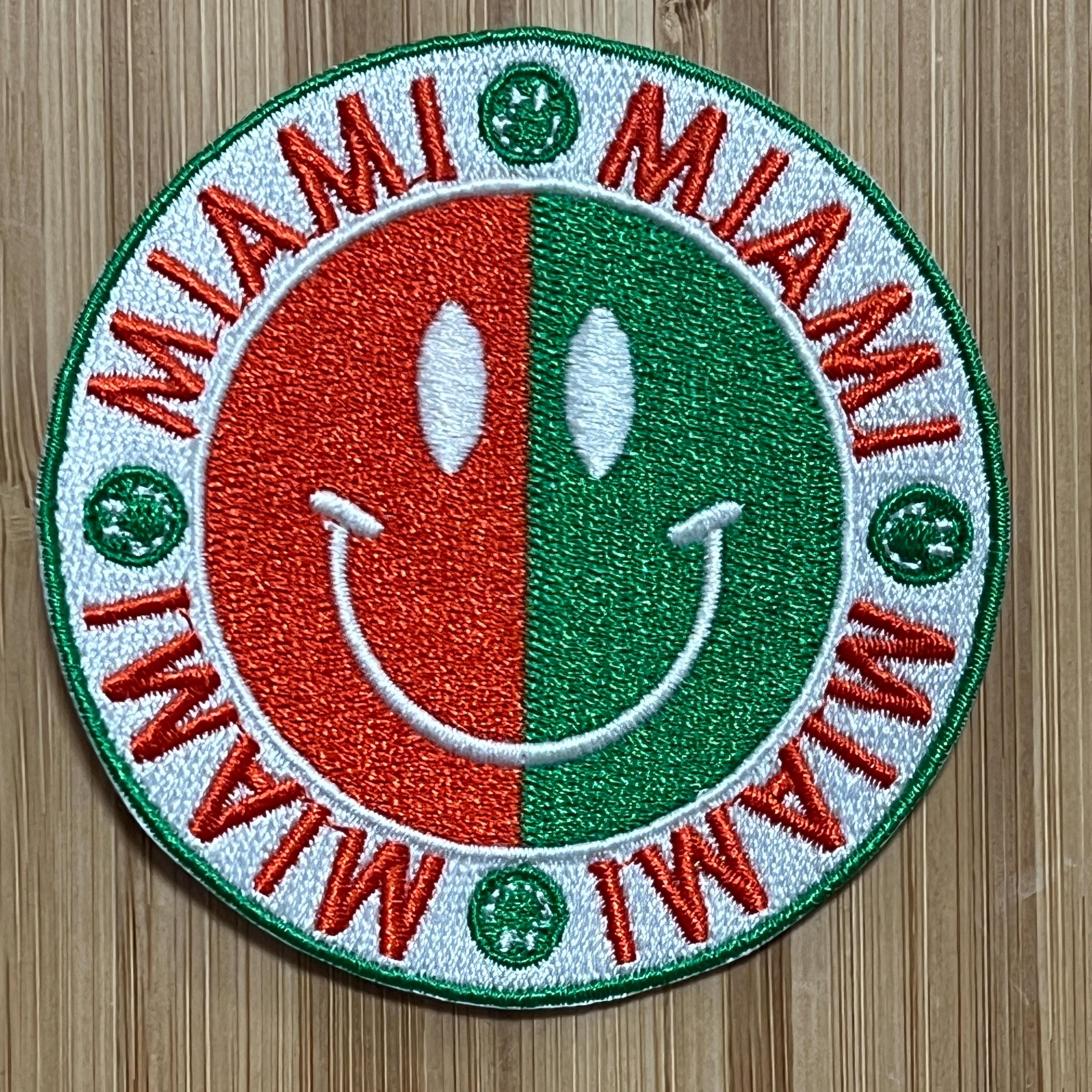 Smiley Face Smile Split Color Embroidered Iron on Patch - Etsy