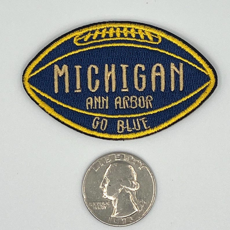 Vintage Football Embroidered Patch: Iron-on or Stick-on - Gameday ...