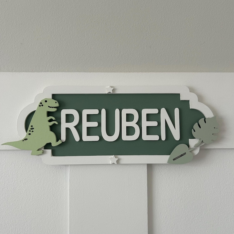 Dinosaur Plate Design - Etsy UK