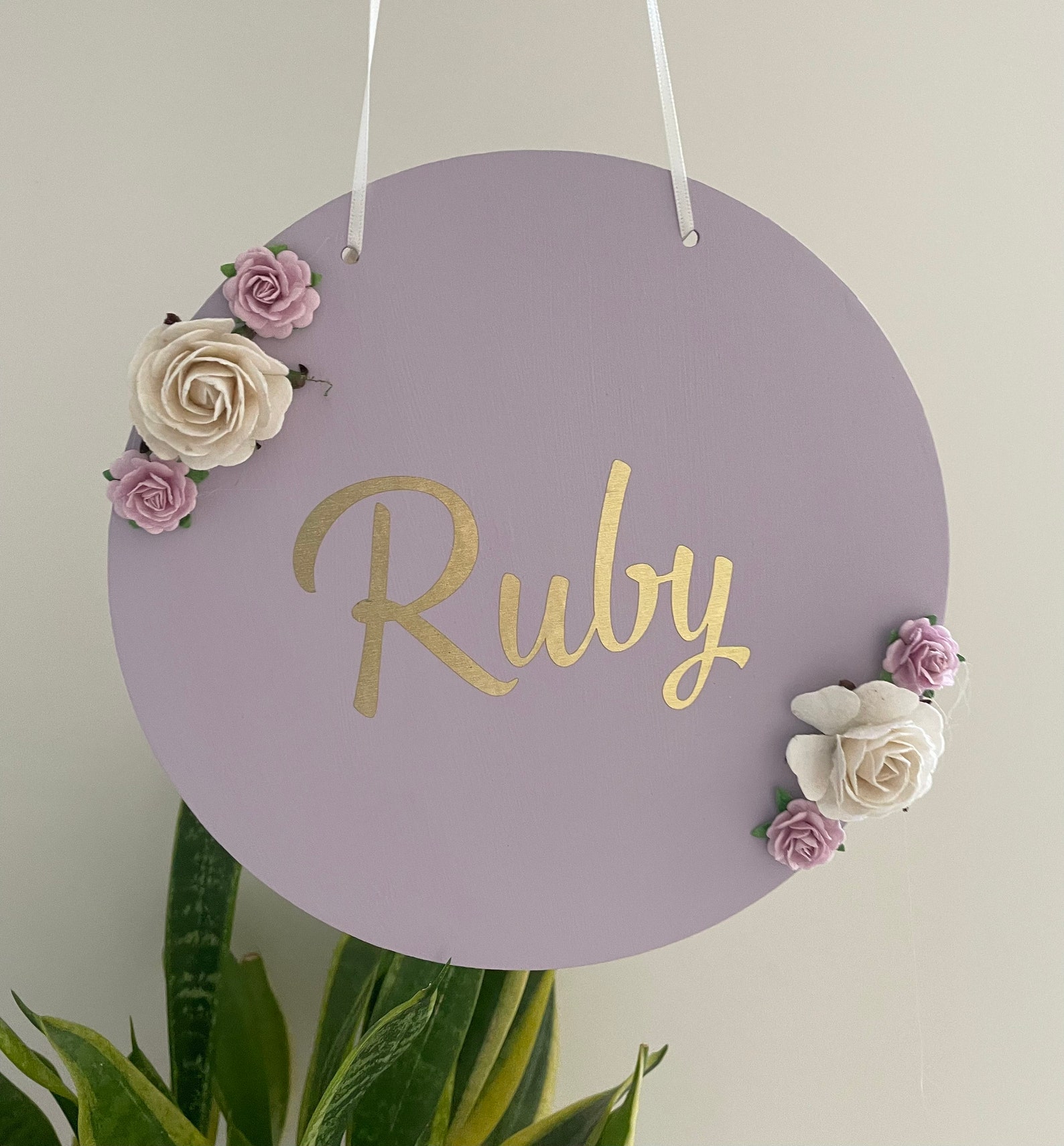 Personalised Bedroom Door Plaques / Wall Decor Hangers With - Etsy