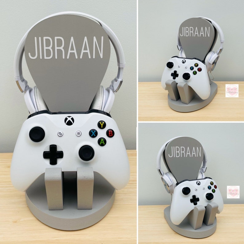 Wood Controller and Headphone Stand Gamer Stand Headset - Etsy