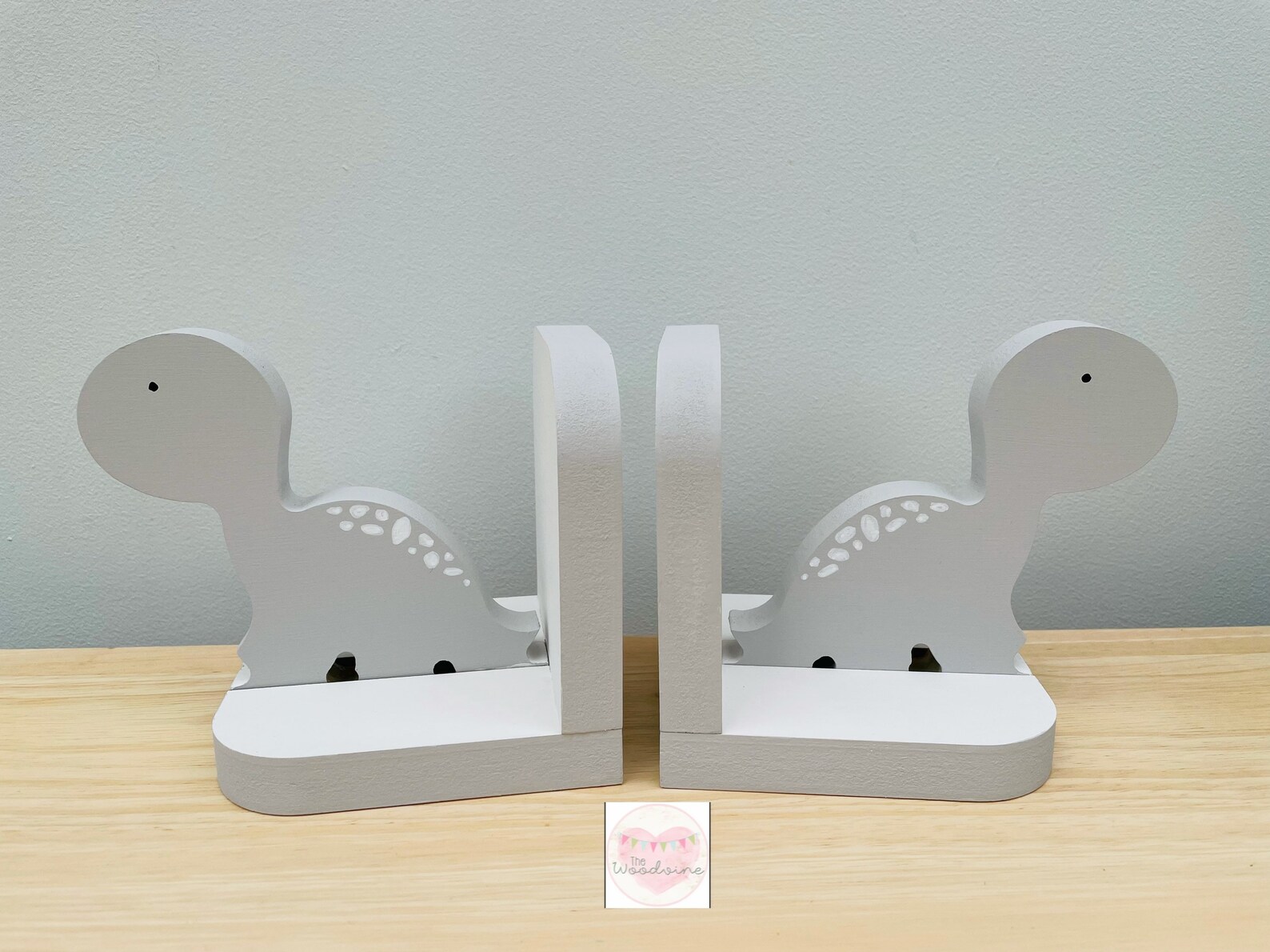 Wooden Dinosaur Bookends. Nursery or Childrens bedroom decor | Etsy
