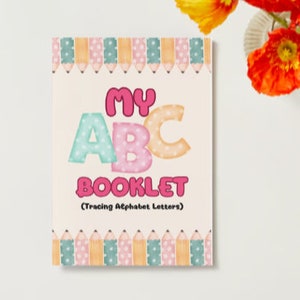 My Abc Booklet Tracing Alphabet Letters/ 27 Pages Printable Pages for ...