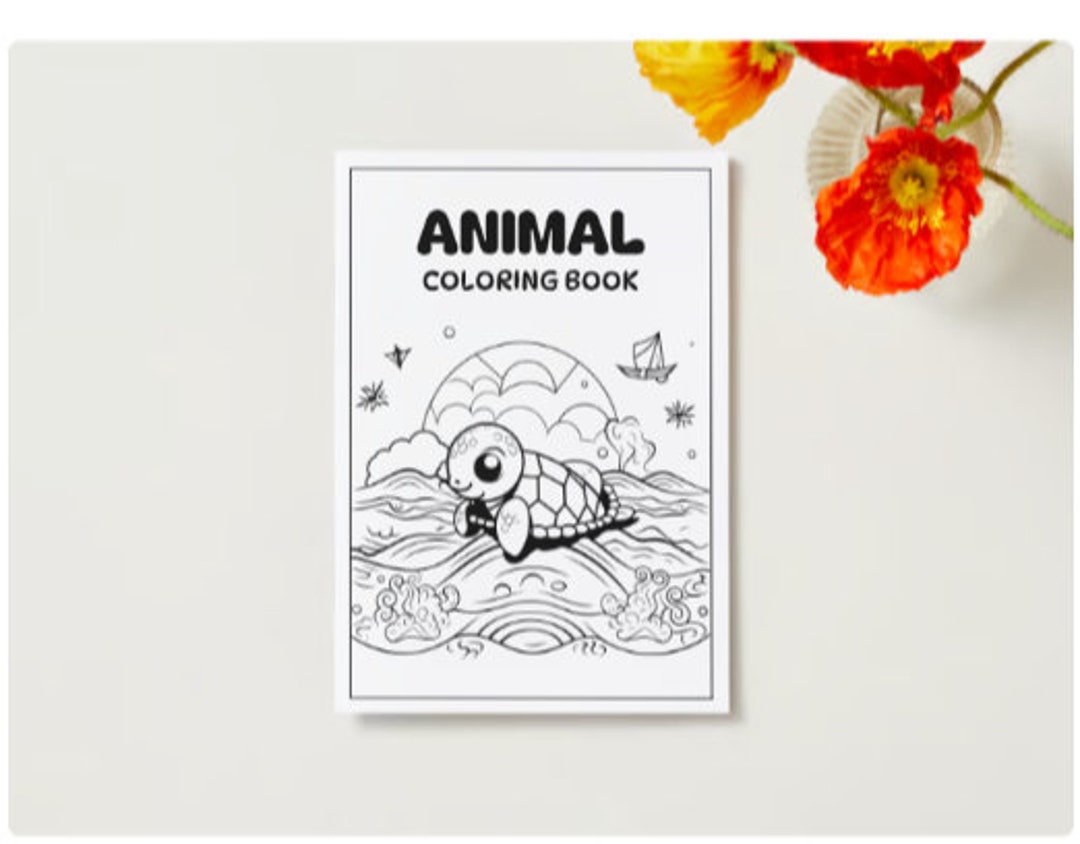 Animal Coloring Book / 19 Pages Printable Coloring Pages for Toddlers ...