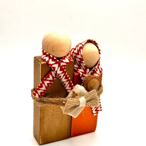 Mini Nativity Tiered Tray Set, Wooden Nativity Jesus Mary Joseph ...