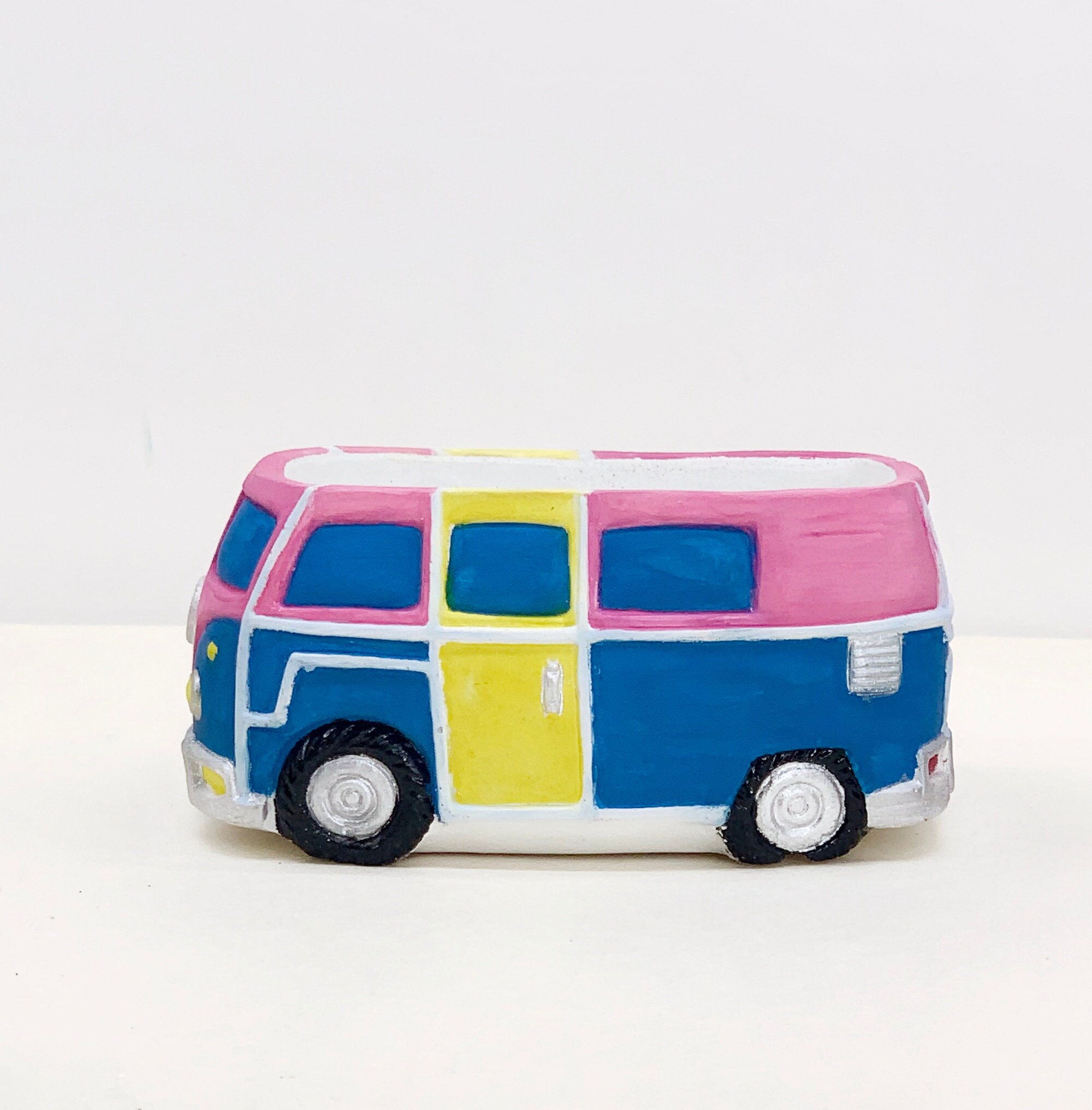 Concrete Hippie Van Retro Bus Cement Bus Air Plants | Etsy