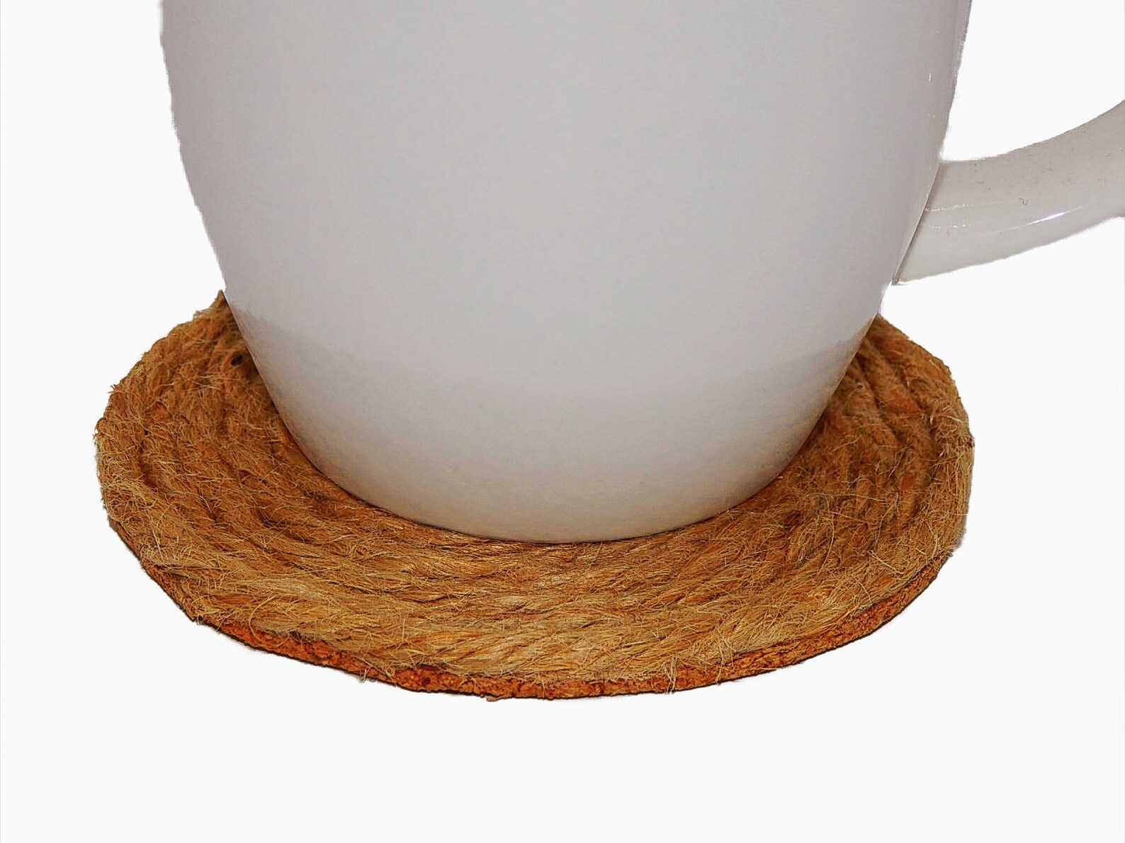 Jute Rope Coasters Set of Four Minimalistic All Natural Rope | Etsy