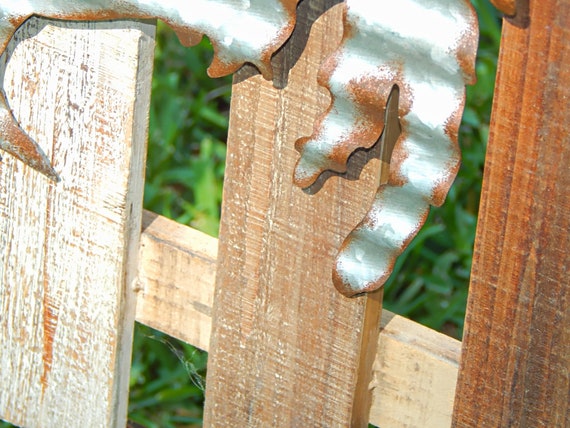Reclaimed Wood Fence Signs