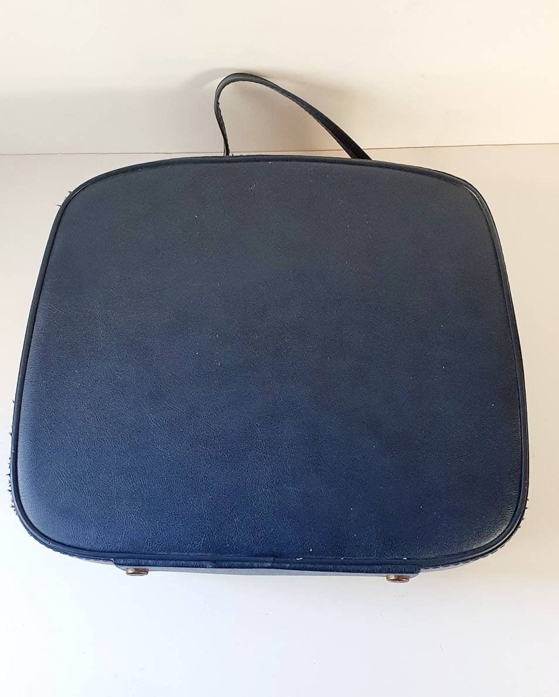 Vintage Vanity Case 1960's Navy Original Bottles | Etsy