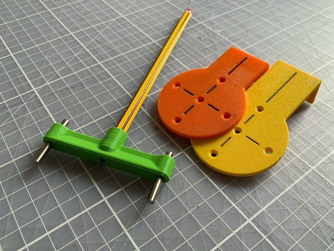 Marking Template / Jig for Door Latch, Spindle and Handles (45mm / 57mm ...