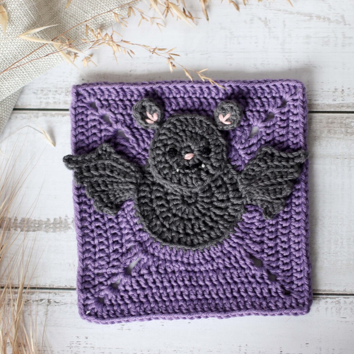 Crochet Bat Square Pattern // Animal Square Motif // Digital - Etsy