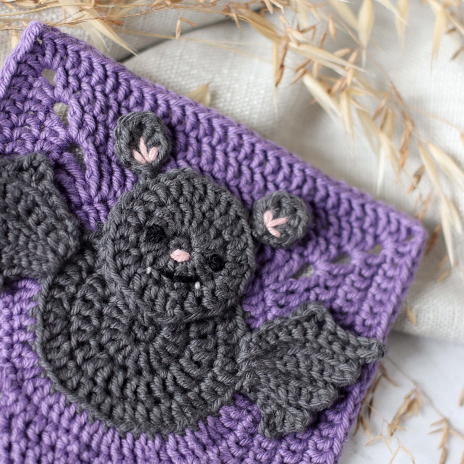 Crochet Bat Square Pattern // Animal Square Motif // Digital - Etsy