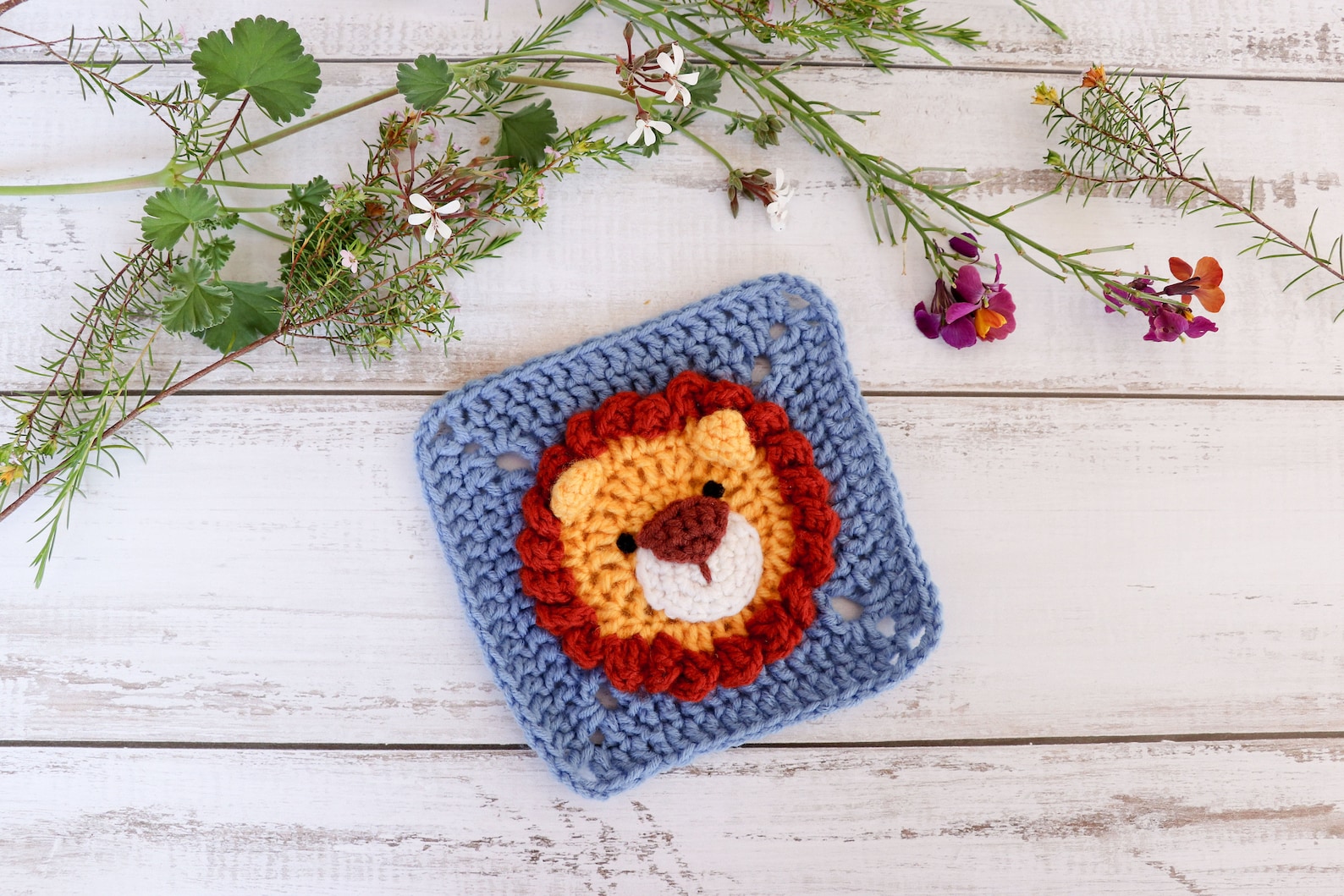 Safari Animal Square Crochet Patterns // Safari Granny Squares // PDF ...