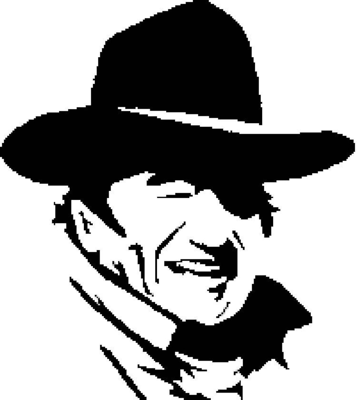 Book Cut and Fold Pattern - John Wayne - Etsy