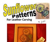 Sunflower Patterns for Leather Carving by Jim Linnell leathercraft ...