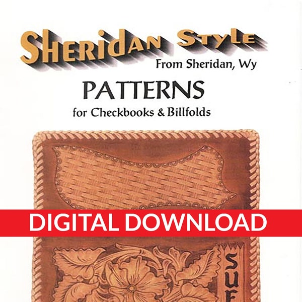 Leather Checkbook Cover Pattern - Etsy