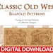 Classic Old West Billfold Patterns 15 Tracing & Carving - Etsy