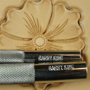 Stainless Steel Barry King - 2-piece Smooth Thumb Print Set (leather ...