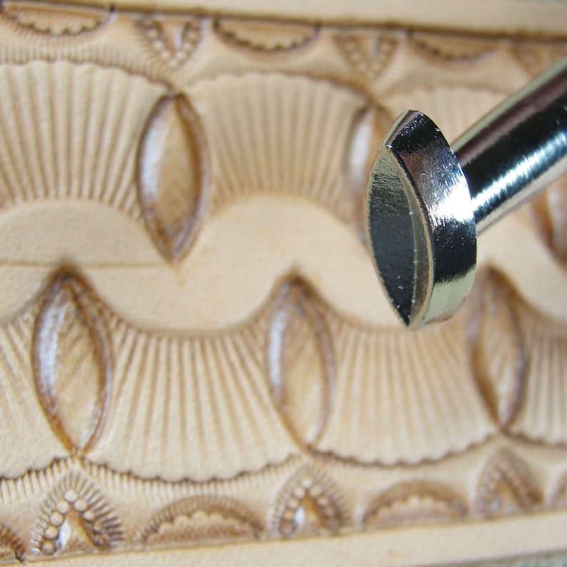 Leather Stamping Tool - #S625 Large Oval Seeder Stamp - Etsy