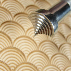 Stainless Steel Barry King - #4 Burst Arches Shell Geometric Stamp ...