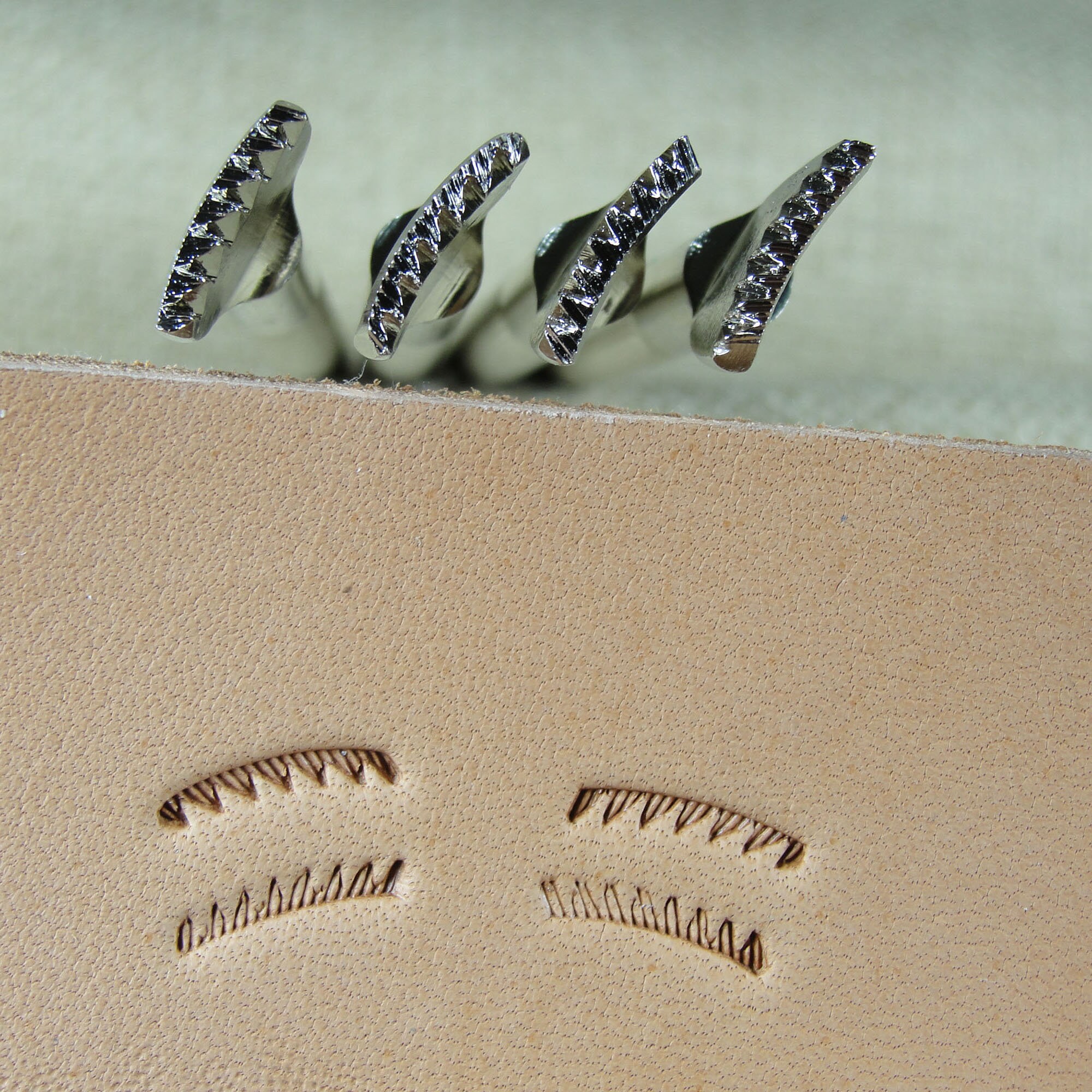 Leather Stamping Tools 4-piece Pine Tree Figure Carving - Etsy