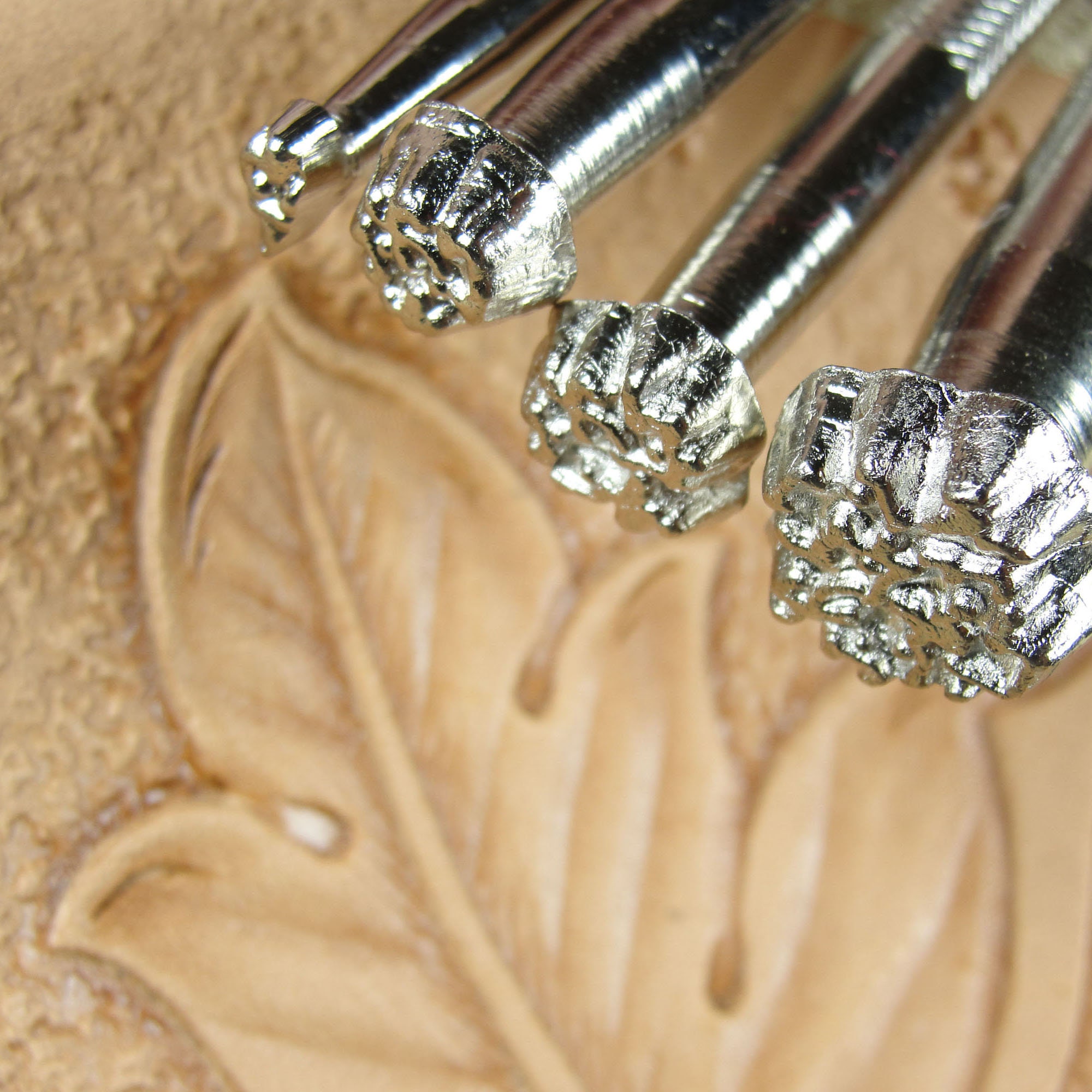 Leather Stamping Tools 4-piece Background Stamp Set - Etsy