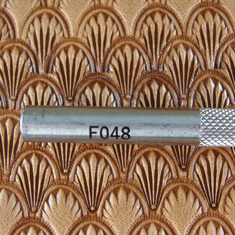 Crescent Shell Filler Leather Stamp Stainless Steel Leather - Etsy