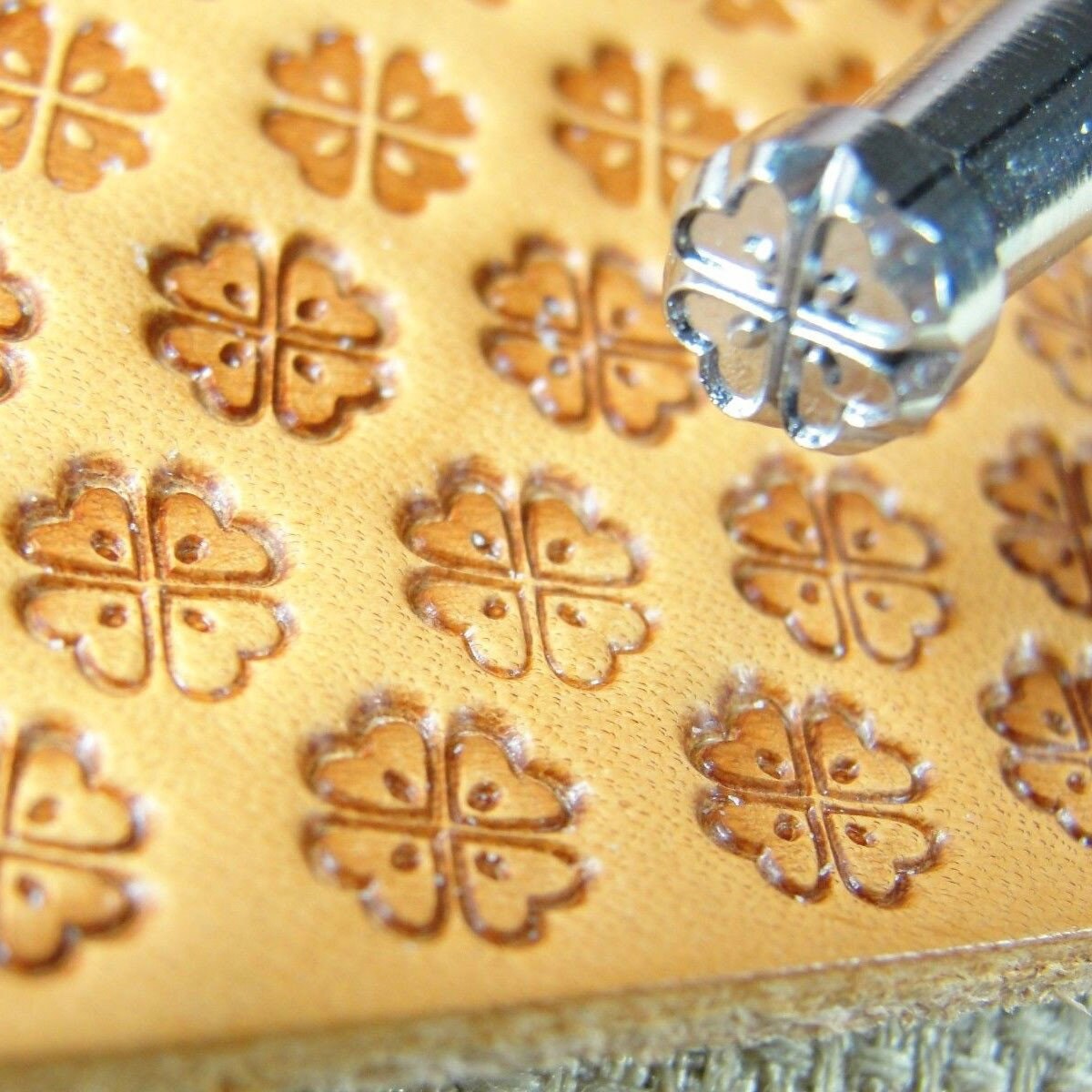 Craft Japan O8-2 Four Leaf Clover Stamp leather Stamping - Etsy