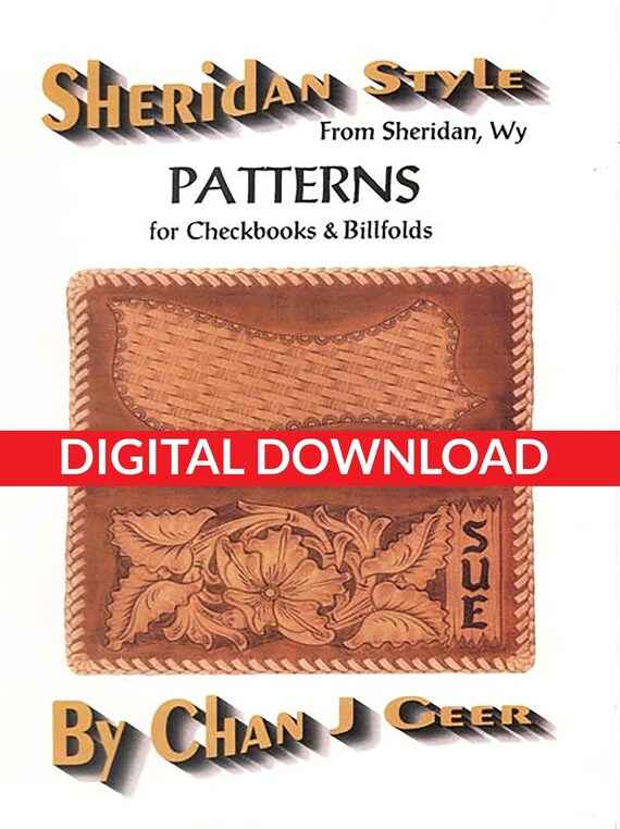 Sheridan Style Checkbook Leather Patterns by Chan Geer - Etsy