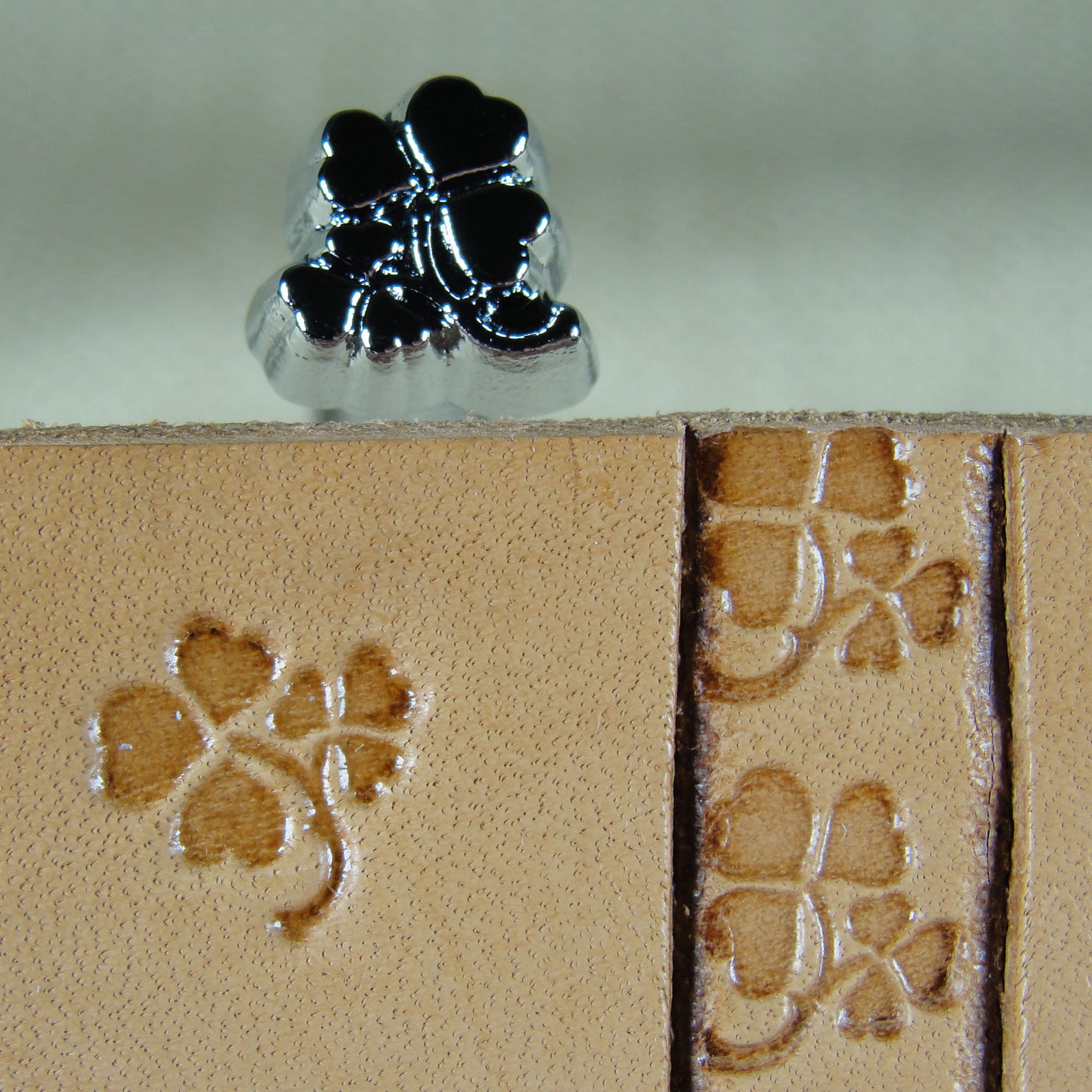 Japan Select - #O147 Clover Leaf Stamp (leather Stamping Tool) - Etsy